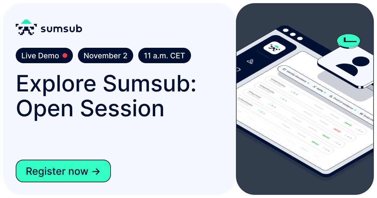 Explore Sumsub: Open Demo Session