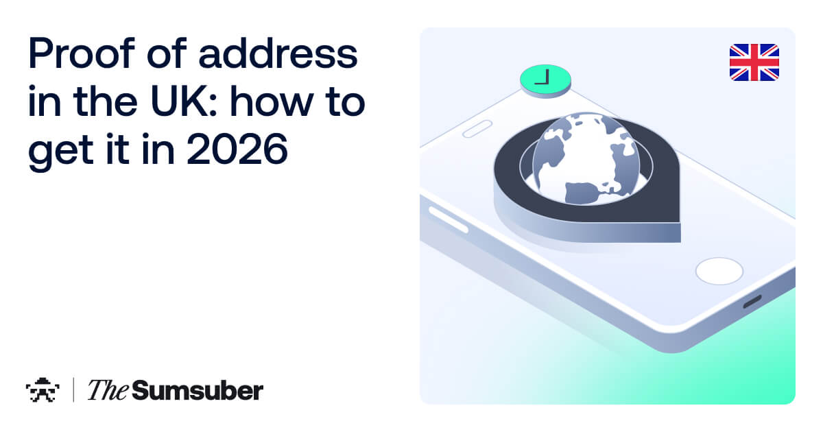 Proof of Address in the UK 2026 | The Sumsuber