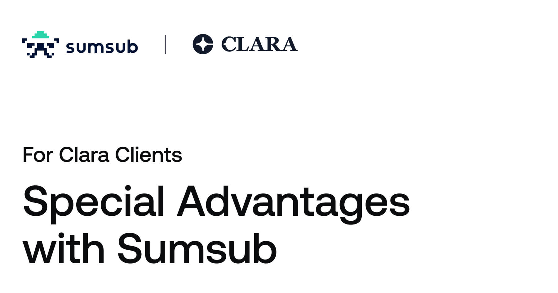 Special Advantages with Sumsub