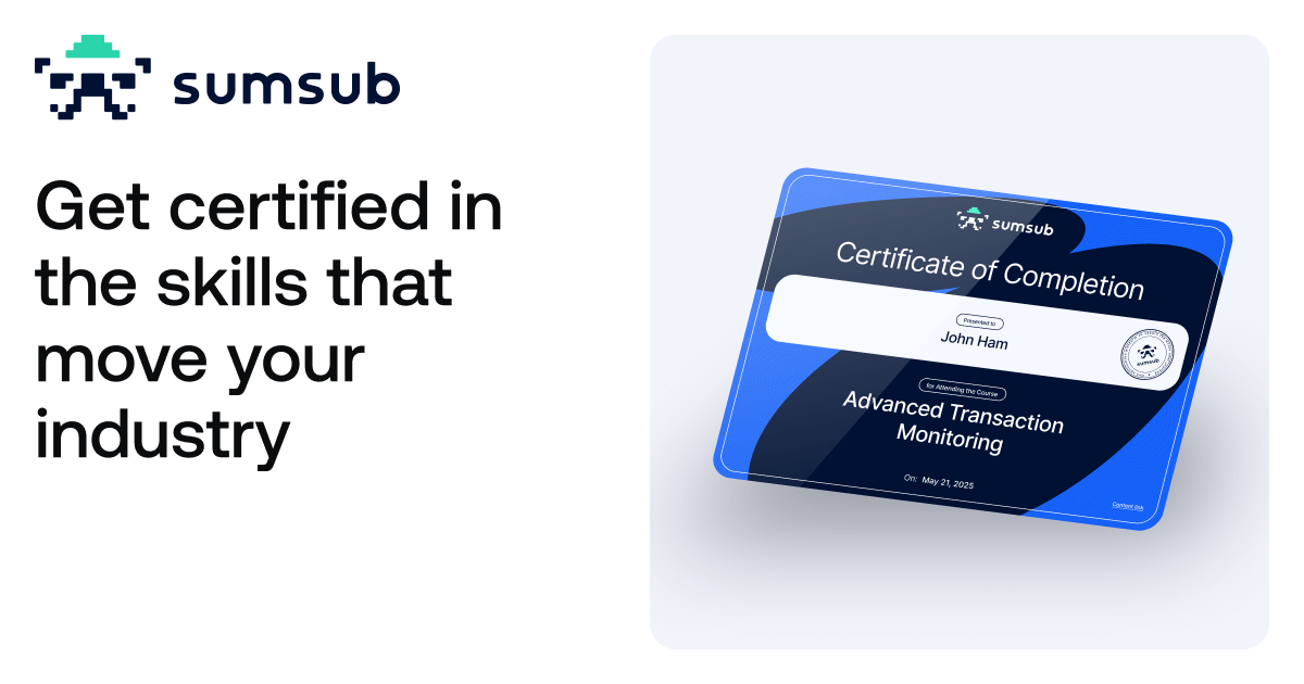 Sumsub Academy — Get Certified in Compliance, Fraud & Identity | Sumsub